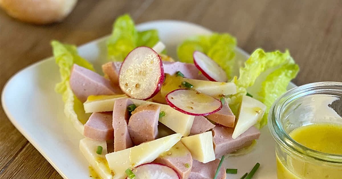 Klassiker in vielen Varianten Der Wurst Käse Salat